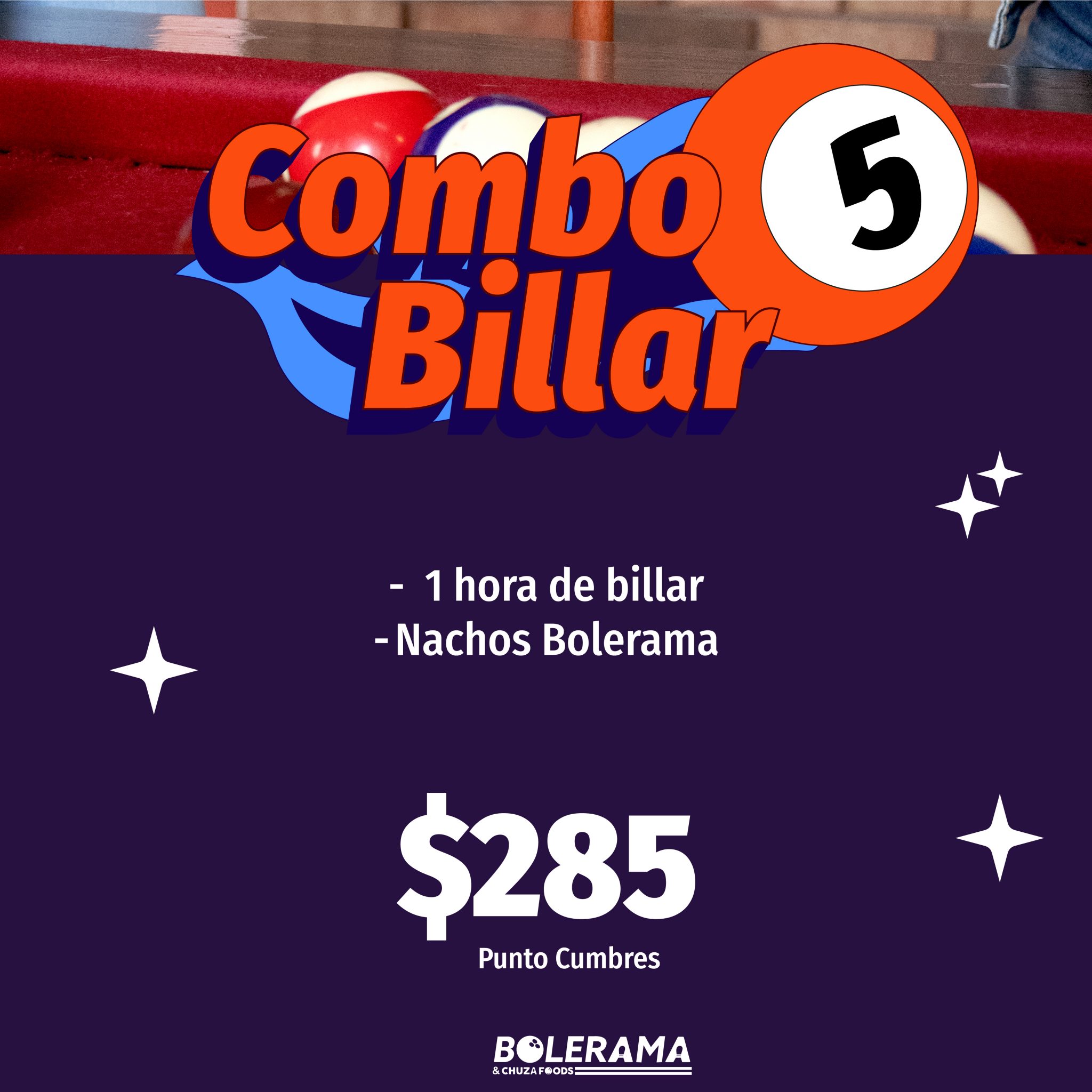 Combos billar | Bolerama